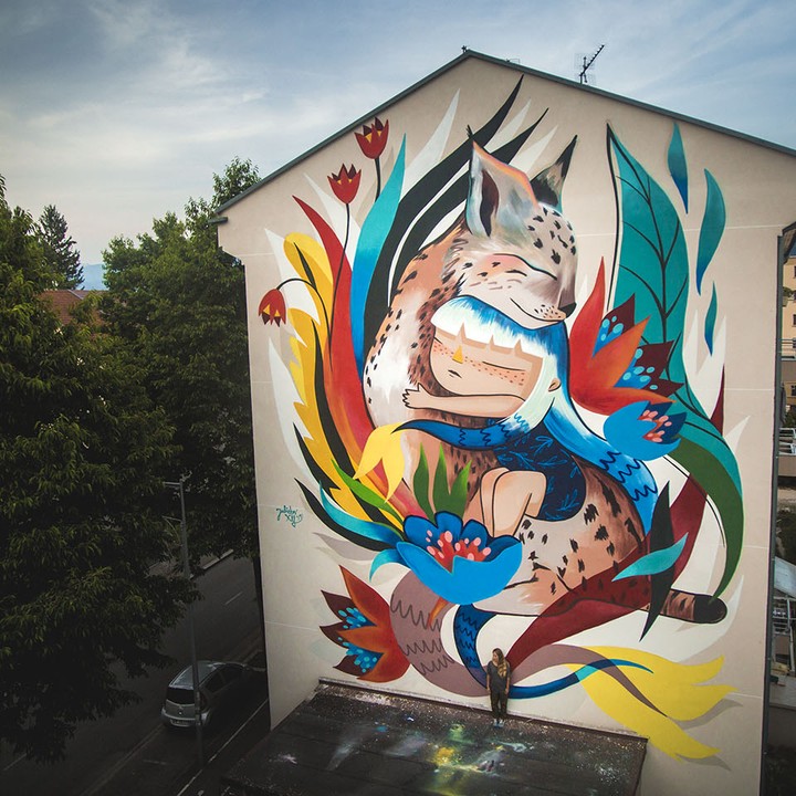 Le Street Art met en lumière la nature et l'écologie.
